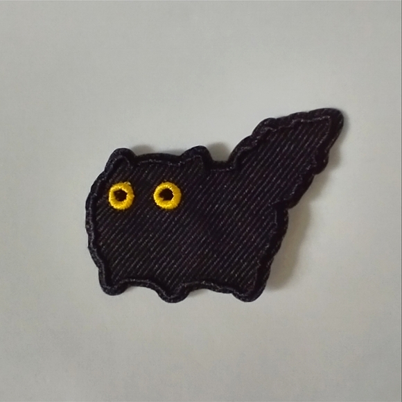 Office | Scaredy Black Cat Embroidered Patch New | Poshmark